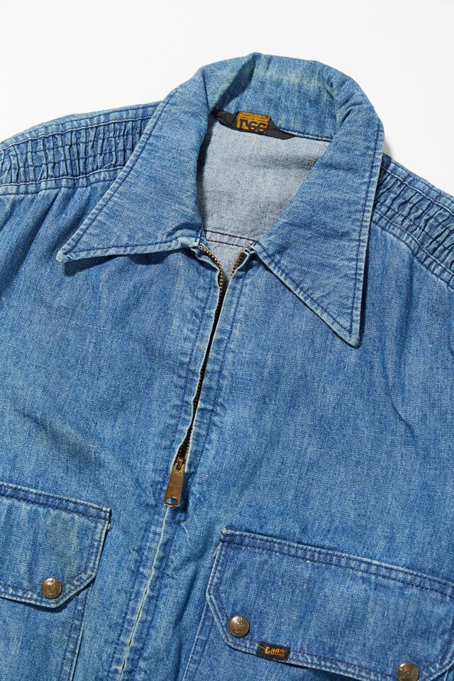 Vintage Lee Gathered Denim Jacket | Urban Outfitters Canada