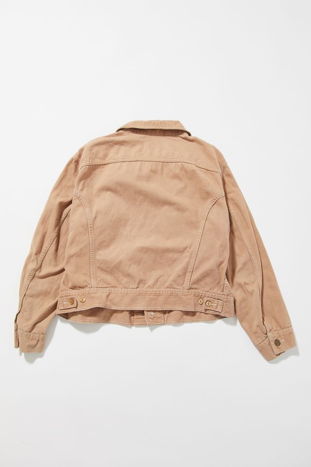Vintage Lee Light Brown Jacket | Urban Outfitters