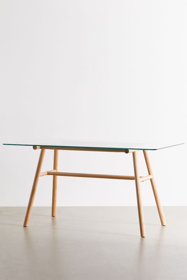 Harlan Glass Dining Table | Urban Outfitters