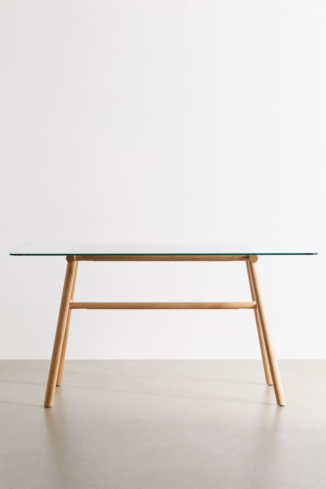 Harlan Glass Dining Table | Urban Outfitters