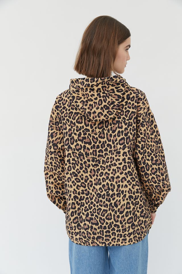 Gramicci Leopard Print Shell Jacket | Urban Outfitters