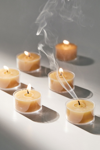 Beeswax Tea Light Candle Set | Urban Outfitters