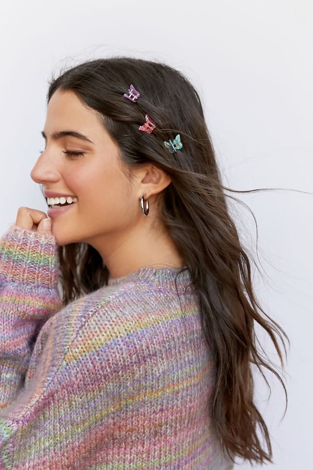 Vintage Mini Butterfly Hair Clip Set | Urban Outfitters