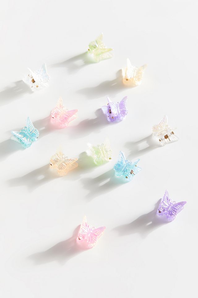 Vintage Mini Butterfly Hair Clip Set | Urban Outfitters