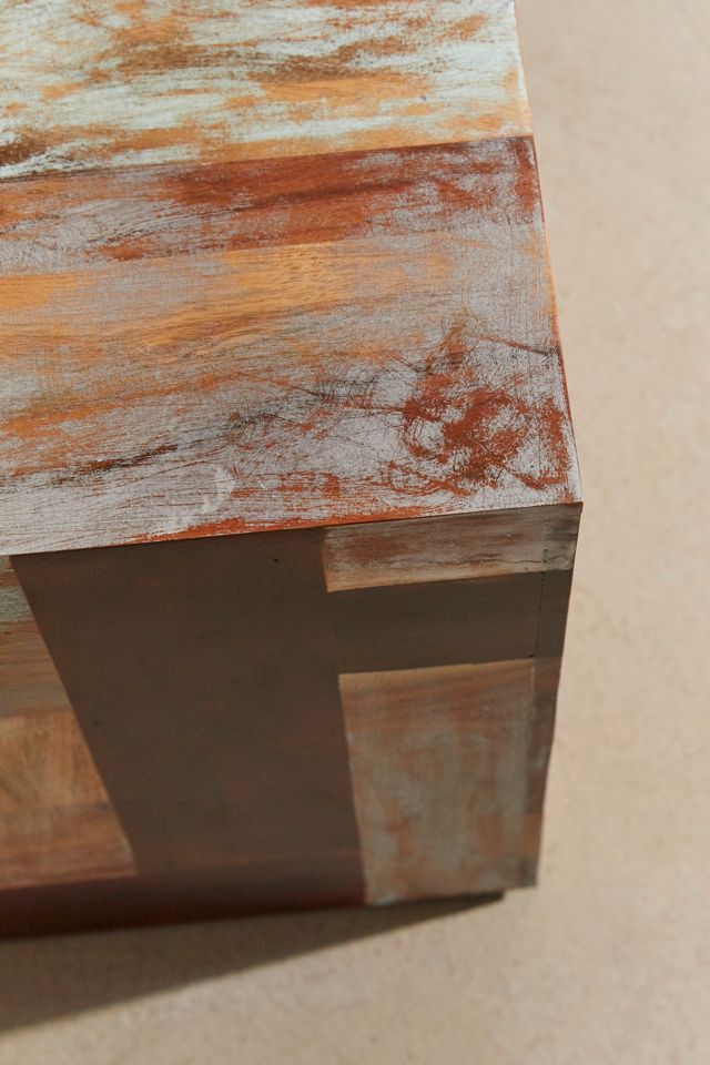 Patched Wood Side Table | Urban Outfitters