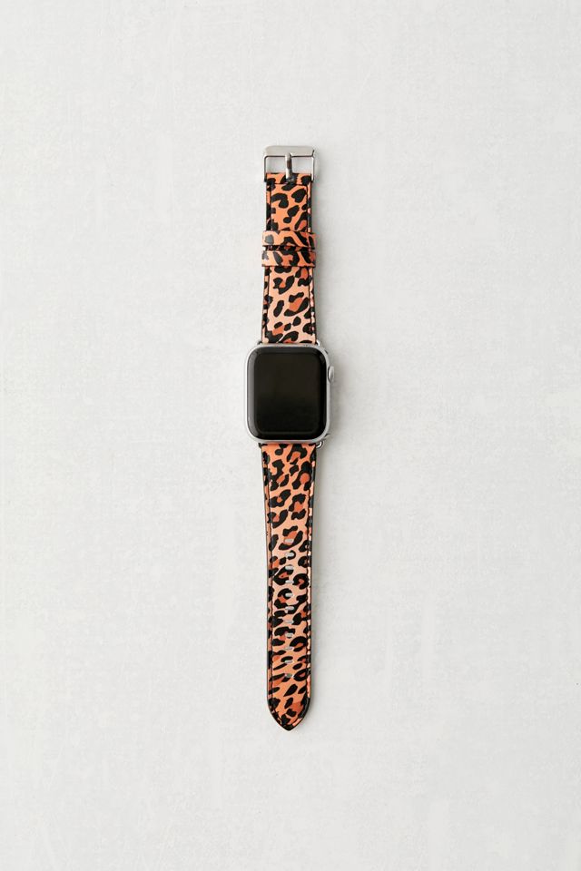 Wildflower Leopard Apple Watch Strap | Urban Outfitters