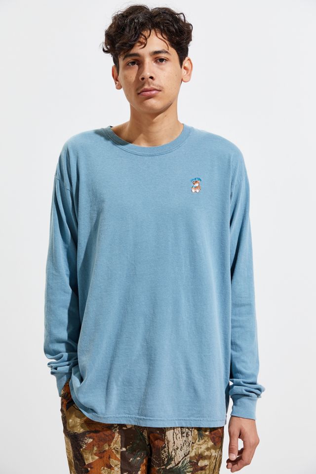 Comfort Colors Embroidered Hug Me Long Sleeve Tee | Urban Outfitters Canada