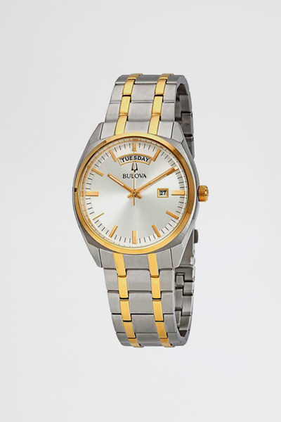 Bulova Classic Silver Dial Two-tone Men's Watch 98C127 | Urban Outfitters