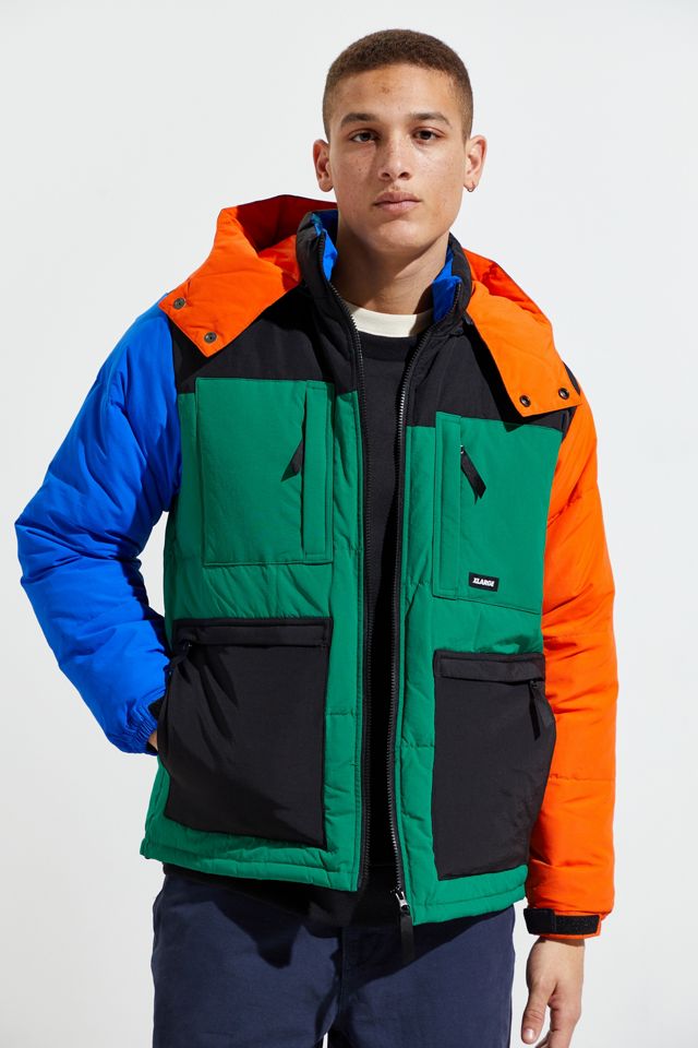 XLARGE Colorblock Hooded Down Puffer Jacket | Urban Outfitters Canada