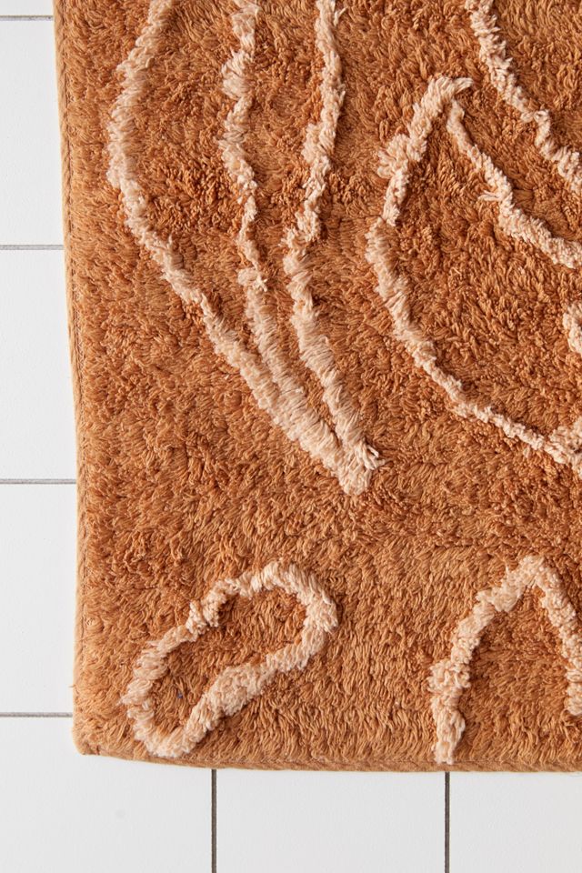Minimalist Palm Bath Mat | Urban Outfitters