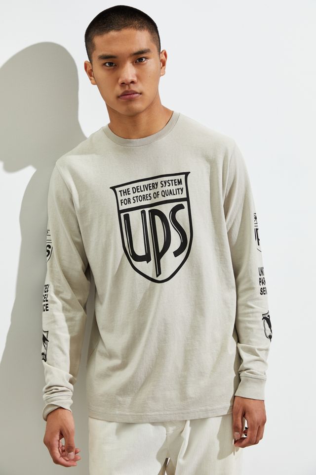 UPS Logo Long Sleeve Tee | Urban Outfitters