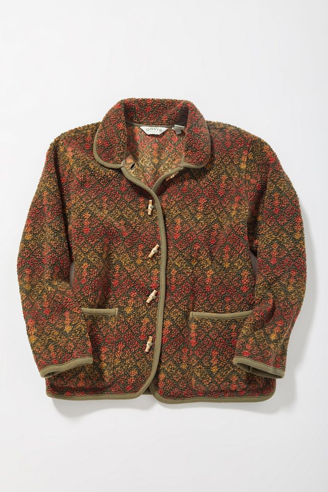 Vintage Printed Fleece Jacket | Urban Outfitters Canada