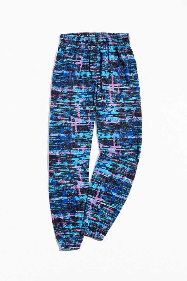 Vintage Blue Static Stripe Beach Pant | Urban Outfitters Canada