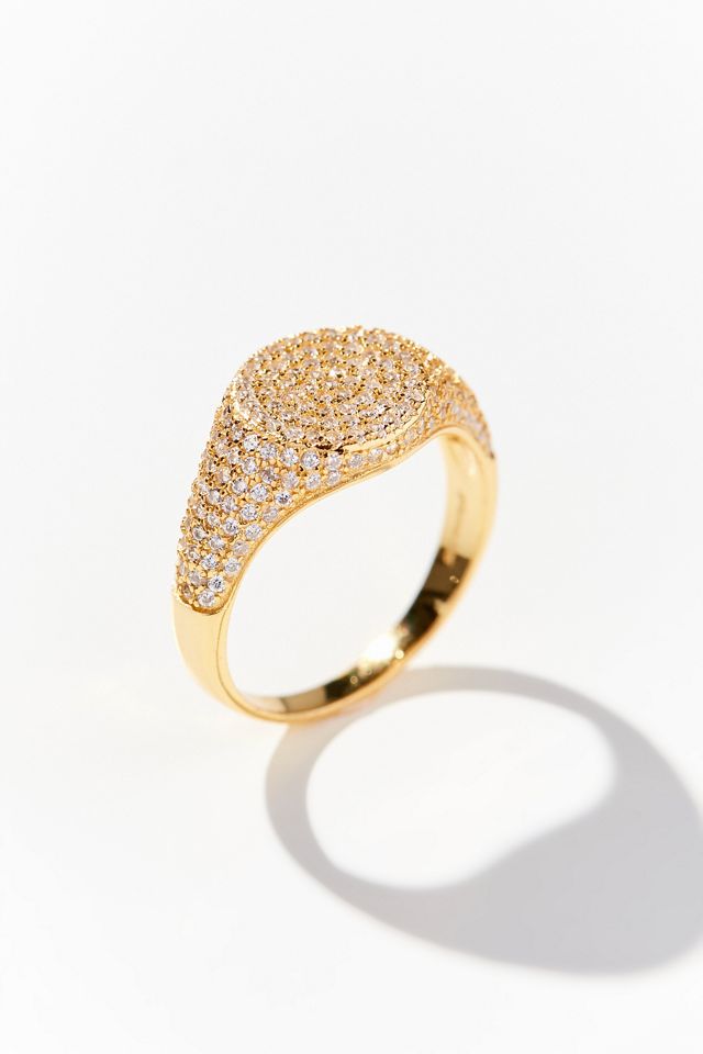 Girls Crew Bling Signet Ring | Urban Outfitters Canada