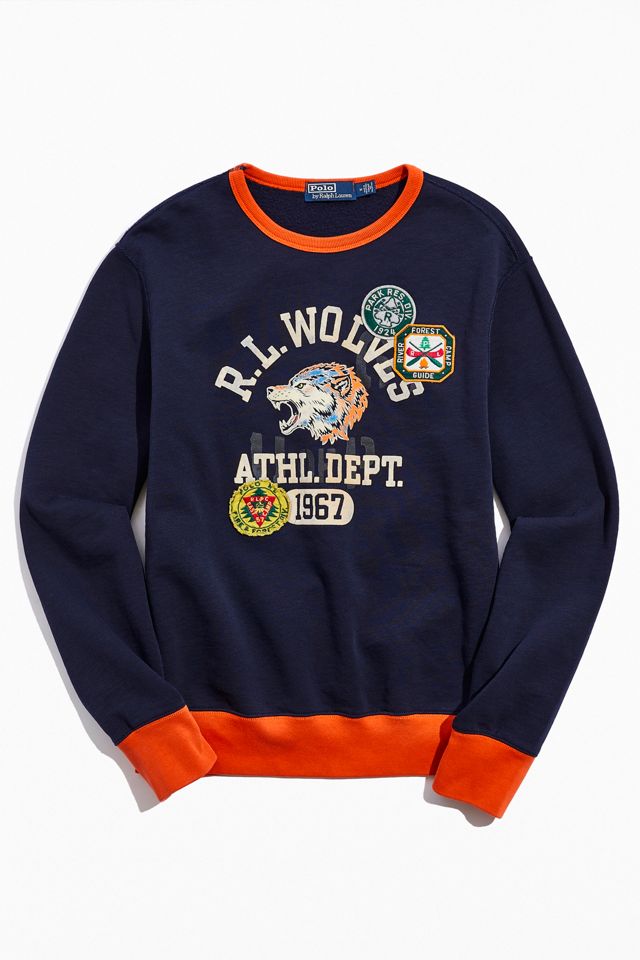 Polo Ralph Lauren Wolves Crew Neck Sweatshirt | Urban Outfitters