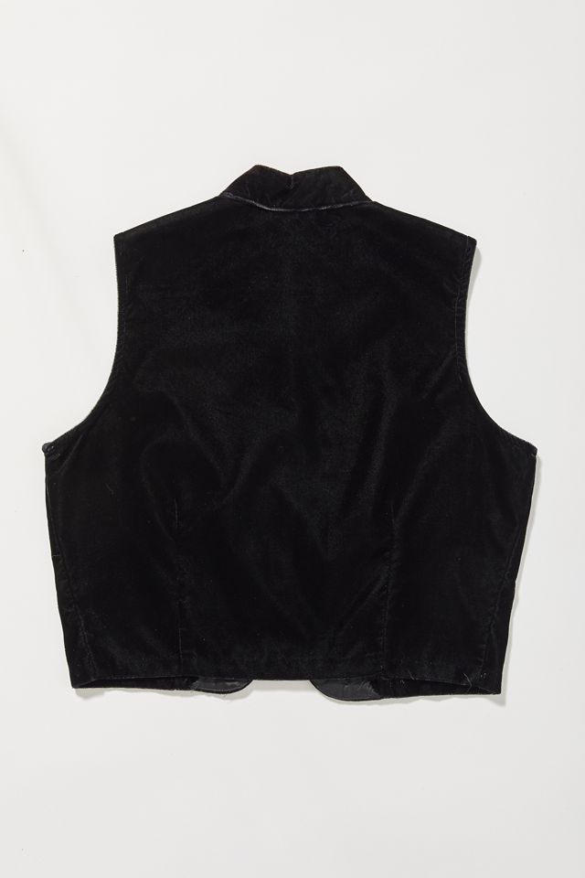 Vintage Velvet Vest | Urban Outfitters