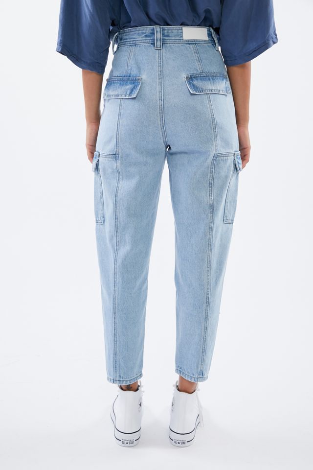 ZGY DENIM High-Waisted Cargo Jean – Stoned Dayz | Urban Outfitters