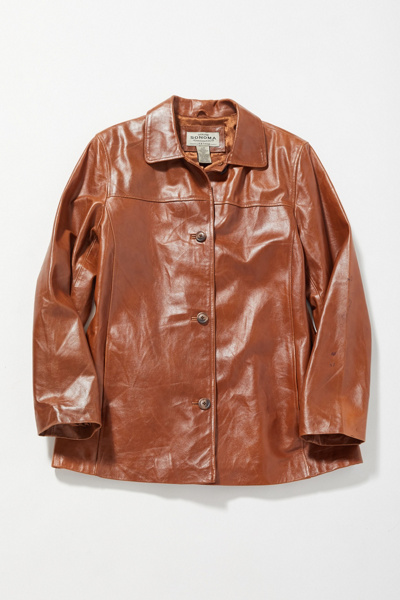 Vintage Longline Leather Coat | Urban Outfitters