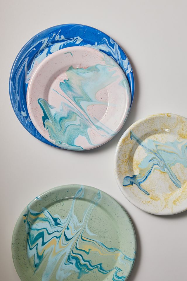 BORNN Swirled Enamel Dinner Plate | Urban Outfitters