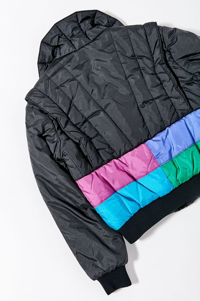 Vintage Colorblock Puffer Jacket | Urban Outfitters