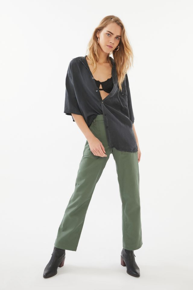 Urban Renewal Vintage Short Sleeve Silk Top | Urban Outfitters