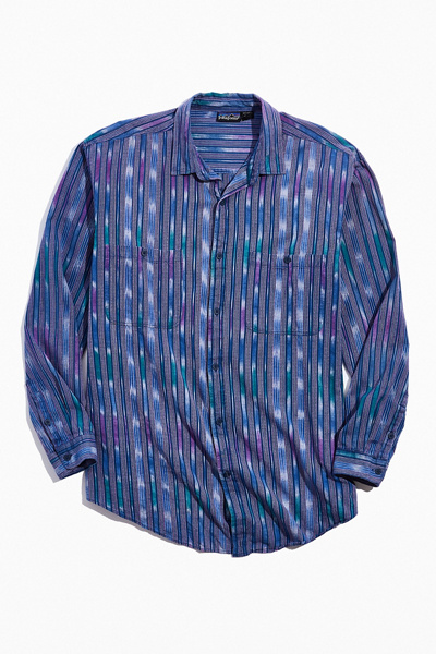 Vintage Patagonia Tie-Dye Stripe Button-Down Shirt | Urban Outfitters ...