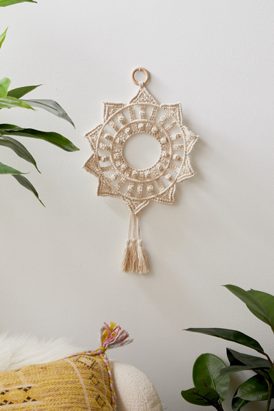 Macramé Sun Wall Hanging | Urban Outfitters