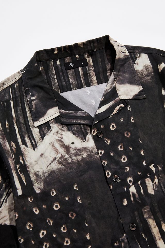 THRILLS Smear Short Sleeve Button-Down Shirt | Urban Outfitters Canada