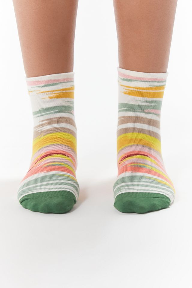 Multi-Colored Quarter Sock | Urban Outfitters