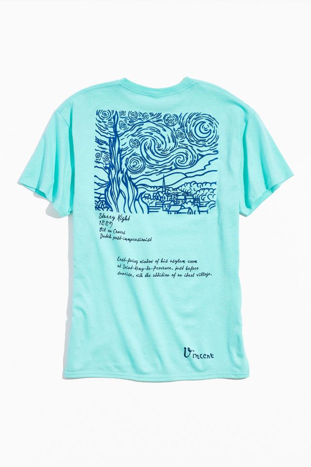 Starry Night Puff Print Tee | Urban Outfitters