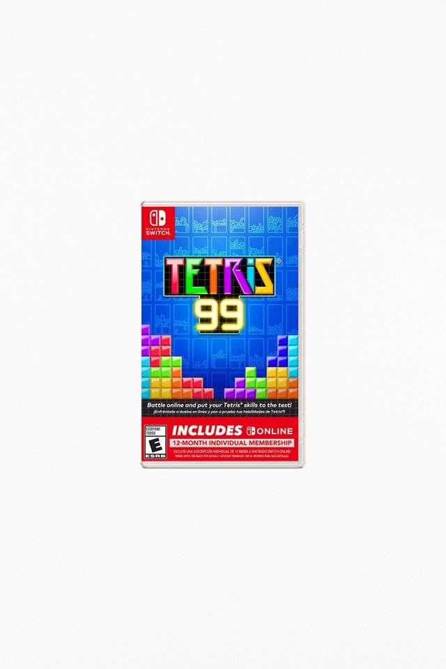 Nintendo Switch Tetris 99 Video Game And 12-Month Online Membership ...