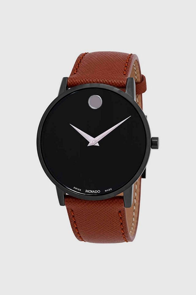 Movado Museum Classic Black Dial Men's Watch 0607198 | Urban Outfitters