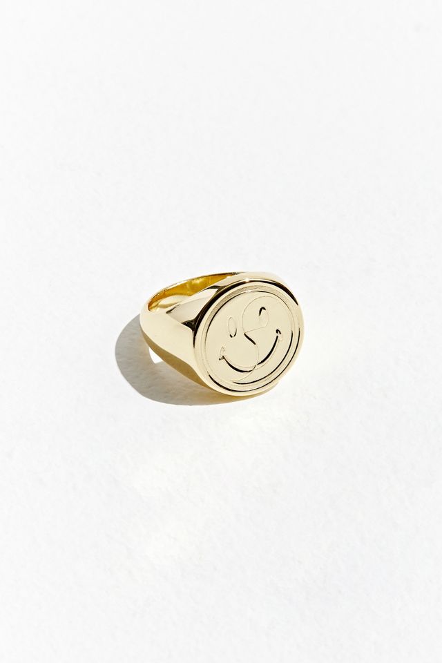 Chinatown Market X Smiley Signet Ring | Urban Outfitters