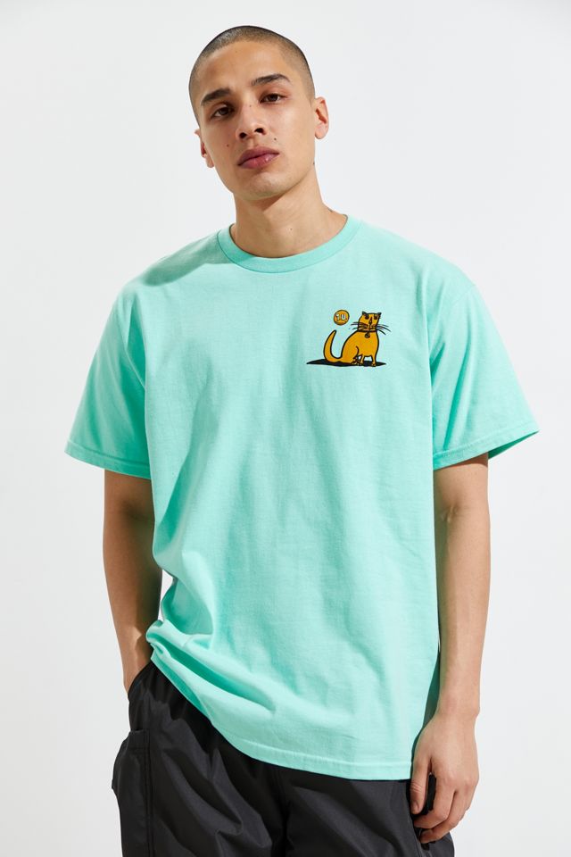 Transportation Unit UO Exclusive Cat With Leash Tee | Urban Outfitters ...