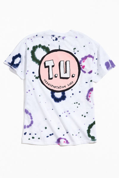 Transportation Unit UO Exclusive Space Tie-Dye Tee | Urban Outfitters