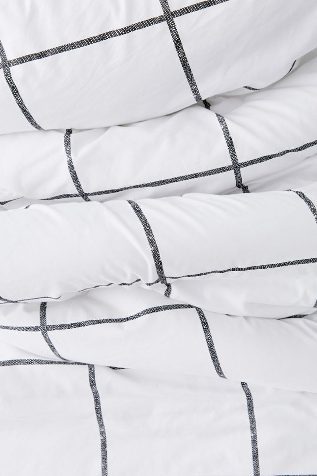 Distressed Grid Comforter Set | Urban Outfitters