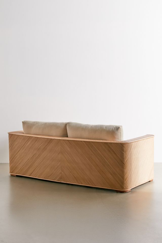 Ria Split Reed Upholstered Sofa | Urban Outfitters