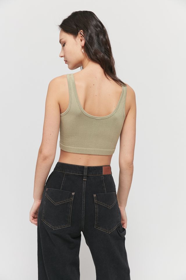 Out From Under Drew Seamless Snap-Front Bra Top | Urban Outfitters