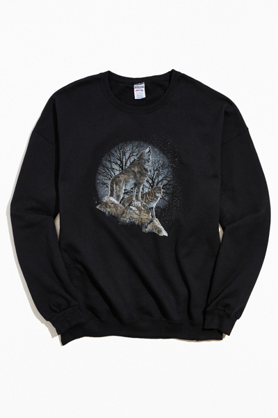 Vintage Howling Wolf Crew Neck Sweatshirt | Urban Outfitters