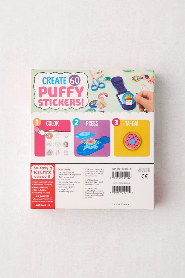 DIY Puffy Sticker Book Kit | Urban Outfitters