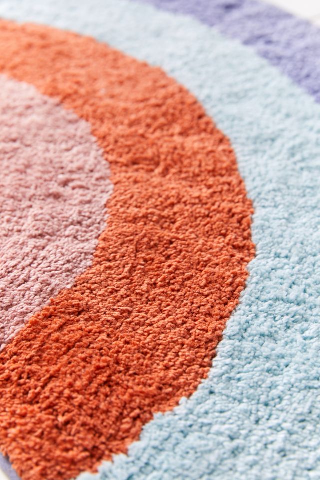 Rainbow Bath Mat | Urban Outfitters Canada