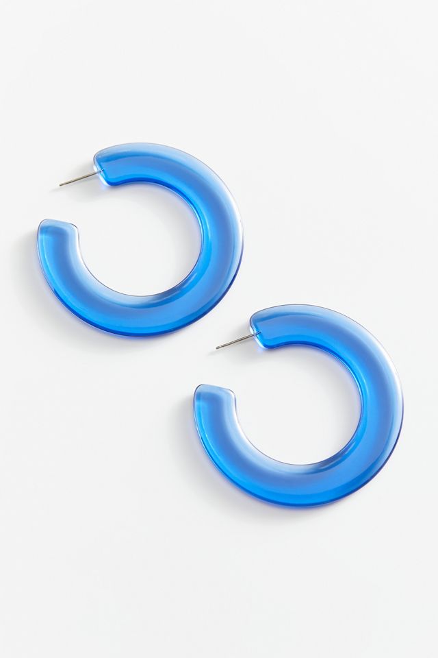 Vintage Blue Hoop Earrings | Urban Outfitters Canada