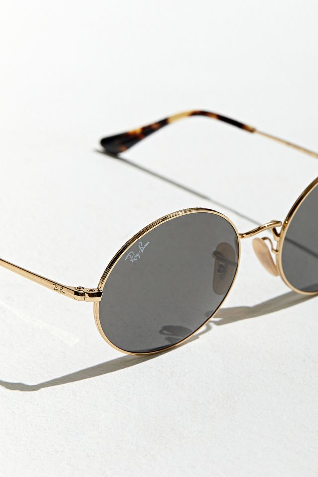 Ray-Ban I-Shape Metal Oval Sunglasses | Urban Outfitters