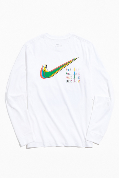 Nike Sportswear Multicolor Logo Tee | Urban Outfitters