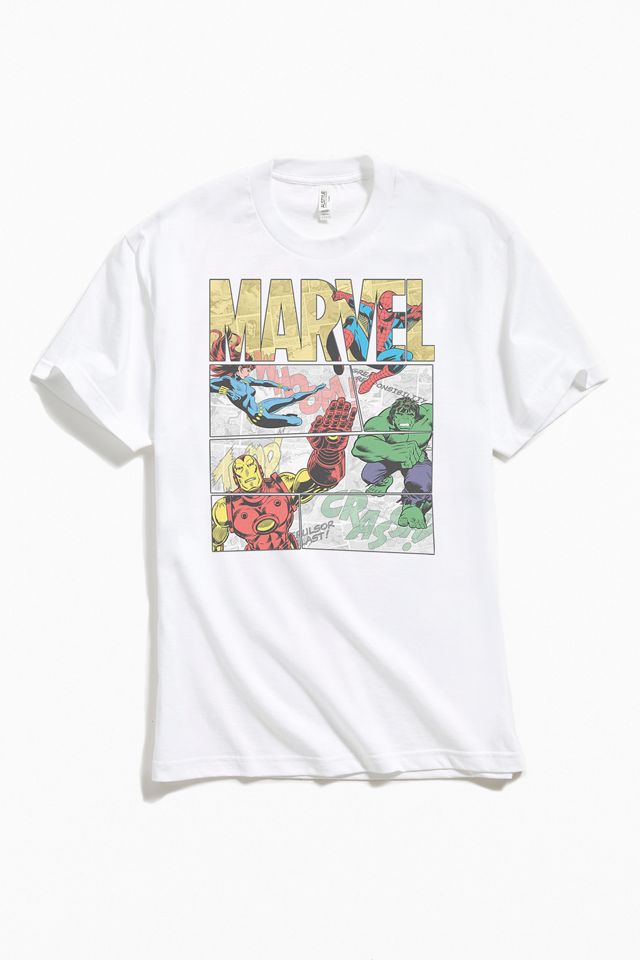 Marvel Avengers Retro Comic Tee | Urban Outfitters