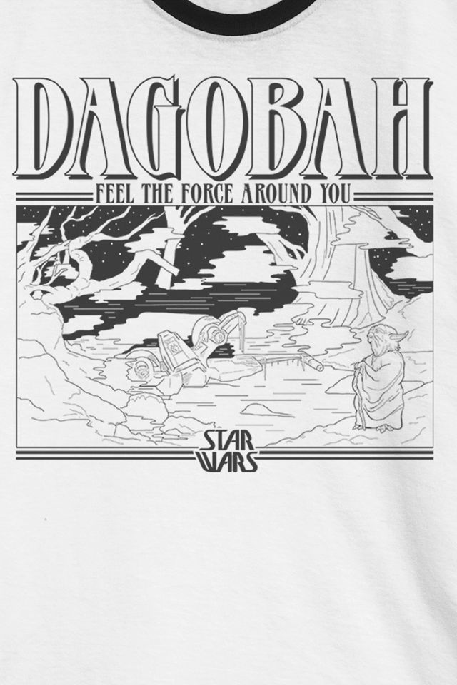 Star Wars Dagobah Ringer Tee | Urban Outfitters