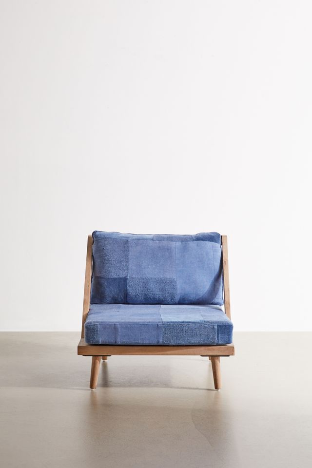 Indigo Patched Chair | Urban Outfitters
