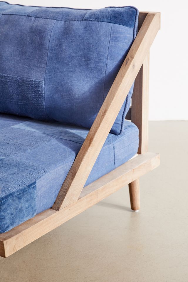 Indigo Patched Chair | Urban Outfitters