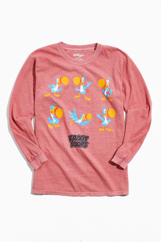 Froot Loops Pigment Dyed Long Sleeve Tee | Urban Outfitters