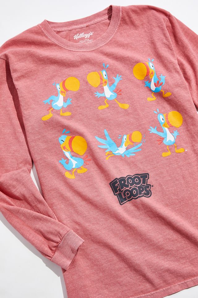 Froot Loops Pigment Dyed Long Sleeve Tee | Urban Outfitters